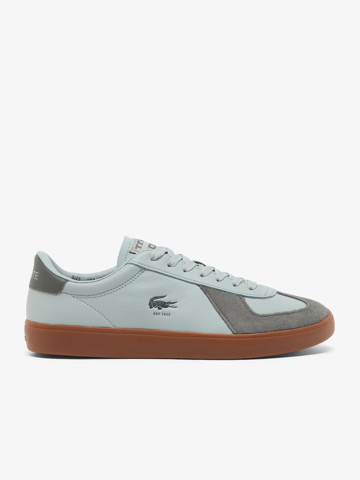 Men’s Baseshot Pro Leather Sneakers Light Grey / Gum | Lacoste Australia